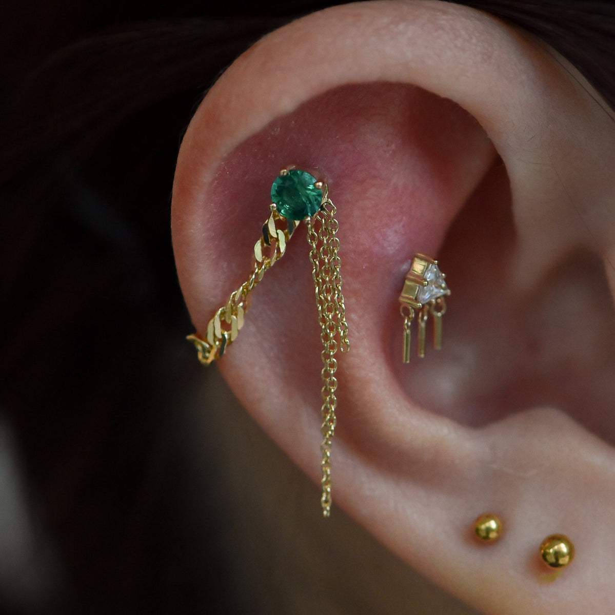 Ember Diamond Cut Singapore Chain – Piercing Day Studio