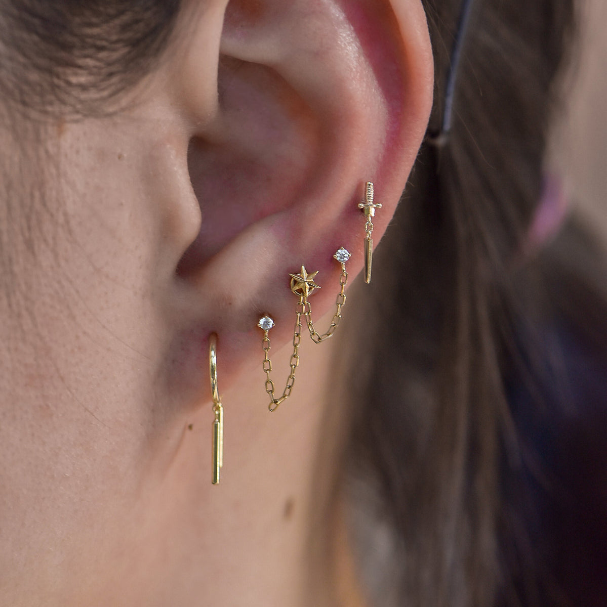 Ember Body Jewelry Double Vision Threadless End – Piercing Day Studio