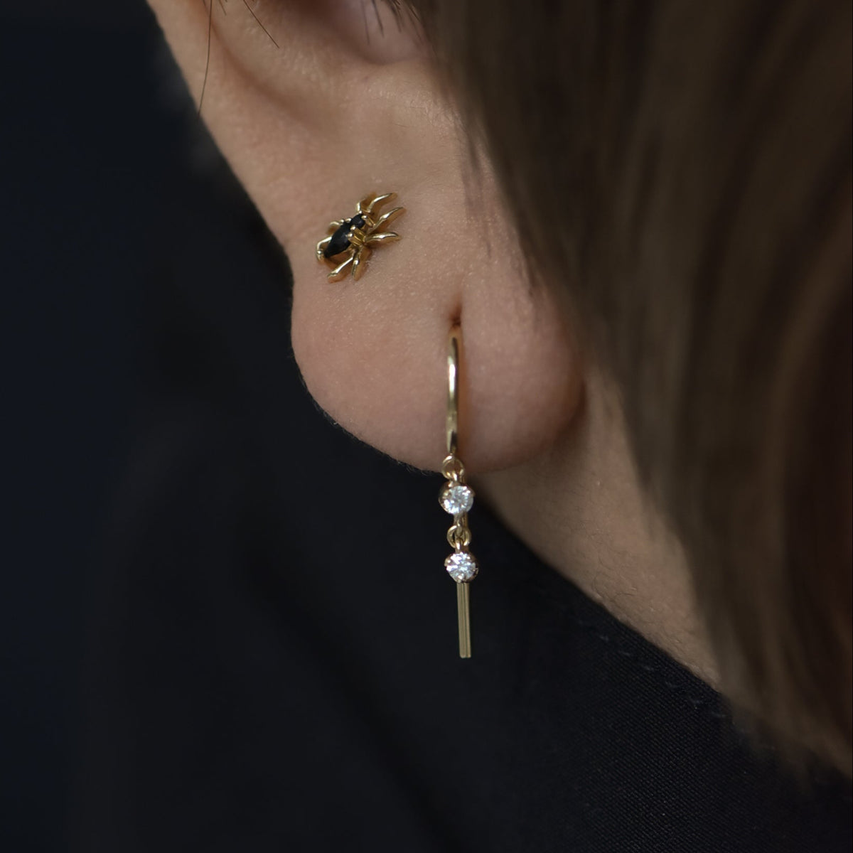 Double Diamond Drop Chime – Piercing Day Studio