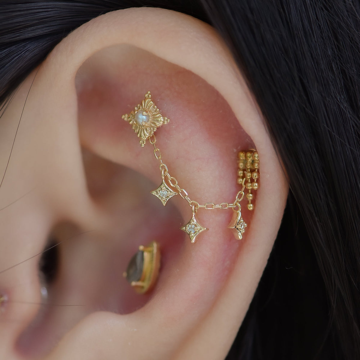 Modern Mood Dripping Zara Chain – Piercing Day Studio