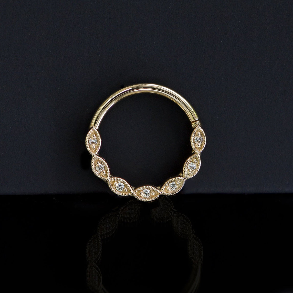 BVLA Violet Seam Ring (Nipple/Daith Oriented) – Piercing Day Studio