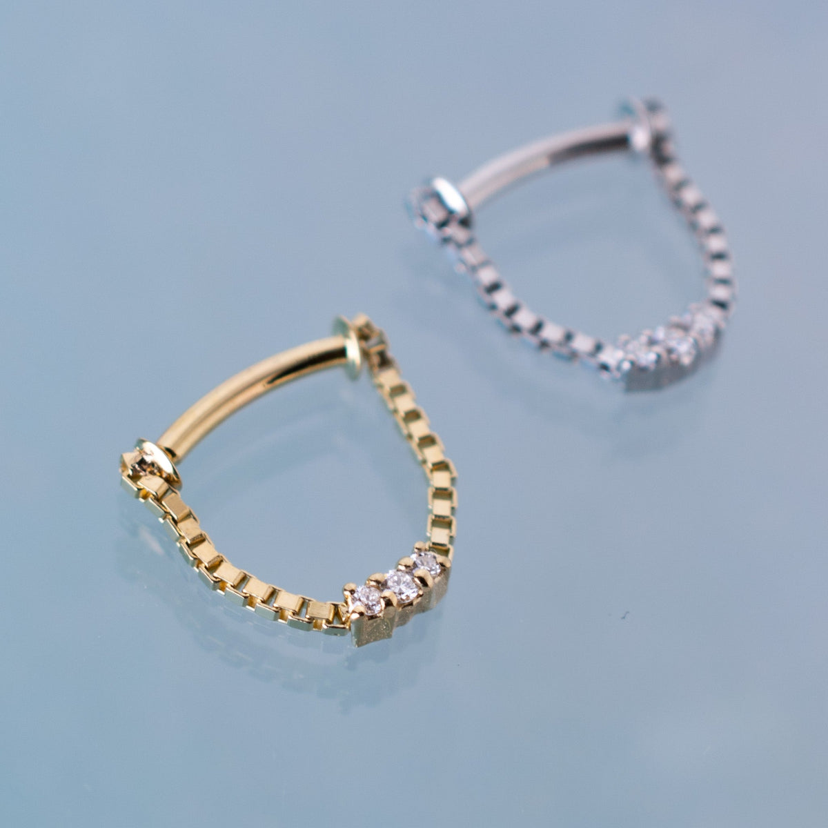 Pupil Hall Mind the Gap Chained Septum Piece – Piercing Day Studio