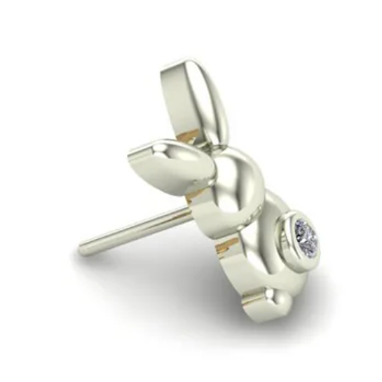 Mushroom Body Jewelry Bunny Threadless End – Piercing Day Studio